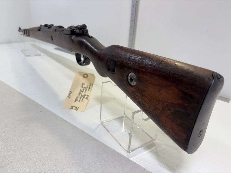 German (Russian Capture) K98 8mm Mauser Bolt Action Rifle w/ swivels ...