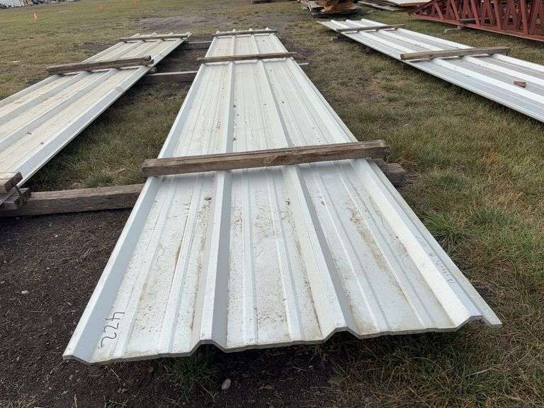 12 - Tin Sheets Approx. 25' x 3' Coverage *Unreserved* - Wild Rose ...