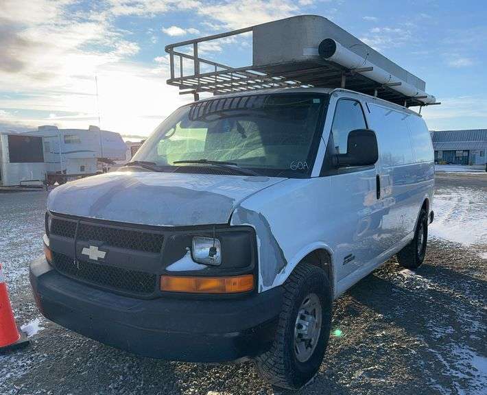 2006 Chevy Express 2500 Cargo Van *Unreserved* - Wild Rose Auction Services