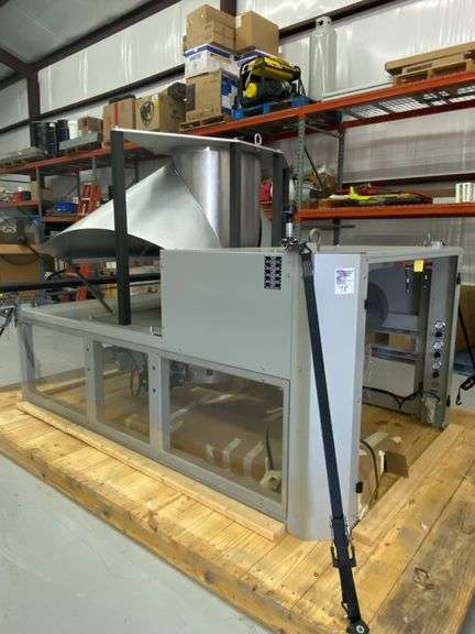 INDUSTRIAL BAGGING AND FILLER SYSTEM HOPPER UNIT WITH LASER PRINTER ...