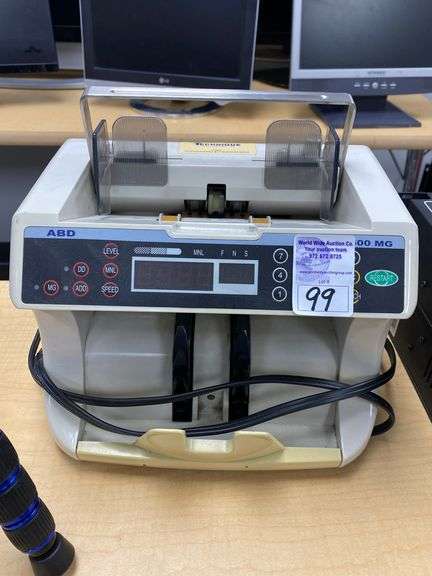 ABD S-500 MG CURRENCY COUNTER SN 004225 - World Wide Auction Inc