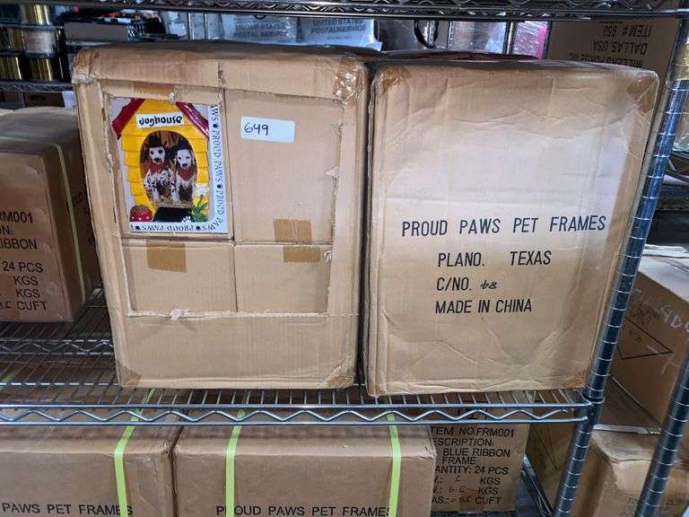 PROUD PAWS PET FRAMES DOGHOUSE THEMED PICTURE FRAME APPROX. 6 PER BOX ...