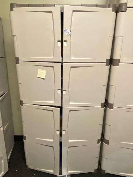 RUBERMAID STACKABLE STORAGE CABINET - World Wide Auction Inc