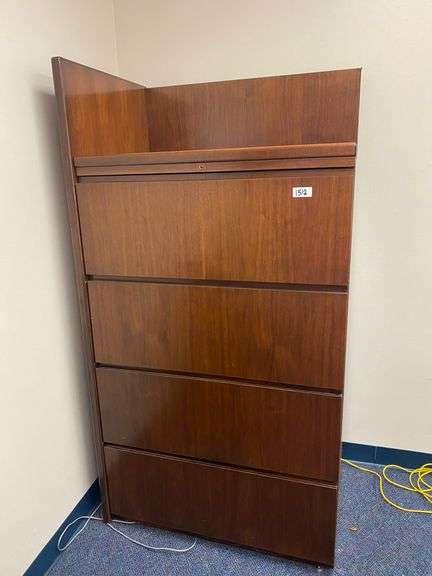 APPROX 4FOOT BY 3 FOOT 4 DRAWER WOODEN LEFT HAND CABINETS - World Wide ...