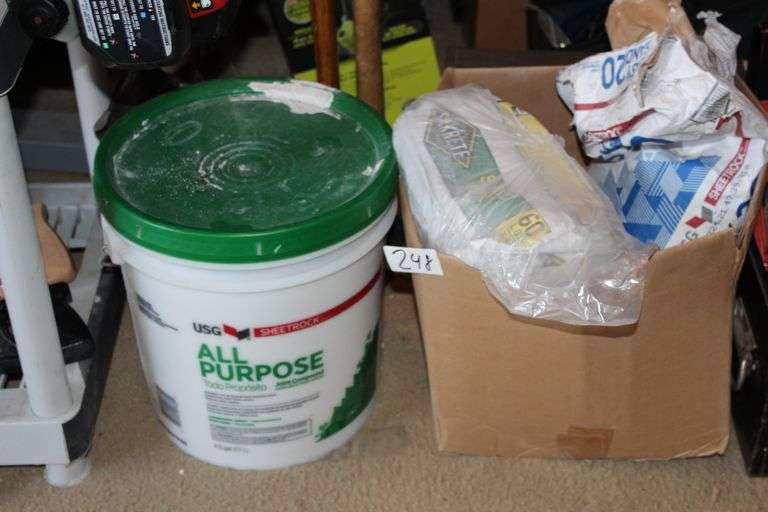 HOME CONSTRUCTION CONSUMABLES INCLUDING USG ALL PURPOSE JOINT COMPOUND ...