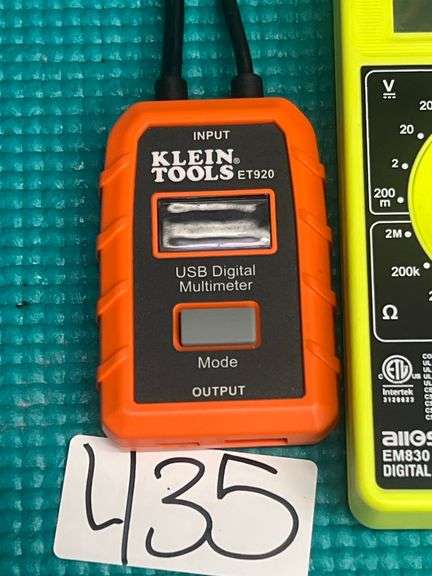 KLEIN TOOLS ET920 USB DIGITAL MULTIMETER WITH USB AND USB-C CONNECTORS ...