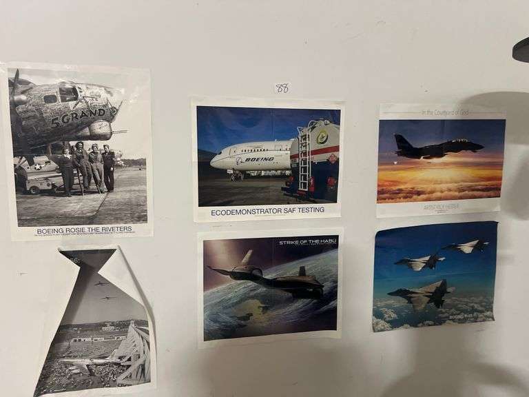 BOEING AIRLINE POSTER PHOTO PRINTS INCLUDING FROM NORTHWEST AEROSPACE ...