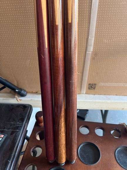 Valley Supreme 18oz Pool Cue and 2x Eliminator Pool Cues - World Wide ...