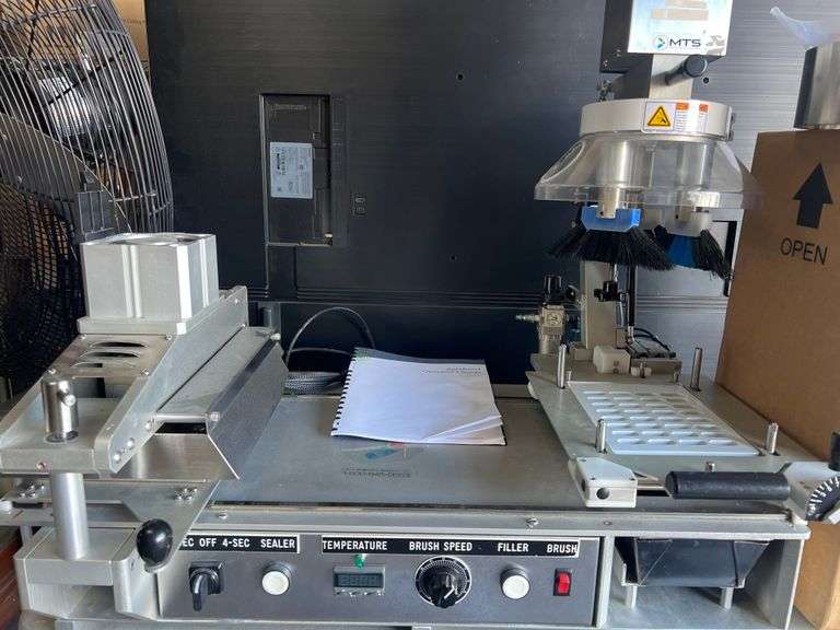 MEDICATION TECHNOLOGIES MTS 350T AUTOBOND MACHINE WITH JBM PACKAGING 3 ...