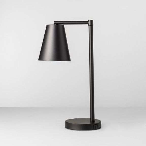 METAL TASK LAMP BLACK (INCLUDES ENERGY EFFICIENT LIGHT BULB) - MADE BY ...