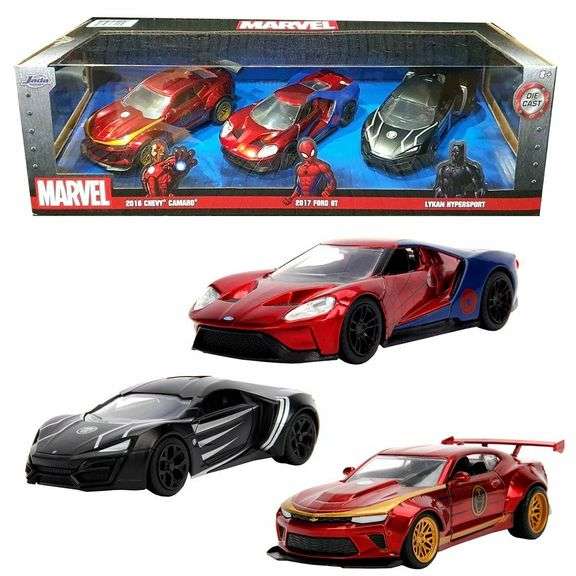 MARVEL AVENGERS 3-PACK 1:32 DIE-CAST CARS SET - YAC Auctions