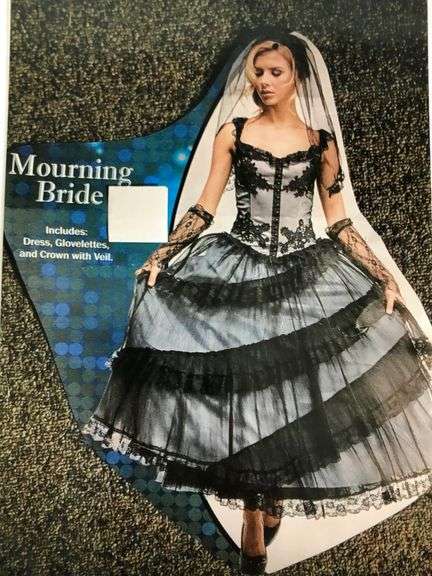 Halloween Adult Costume Mourning Bride - YAC Auctions