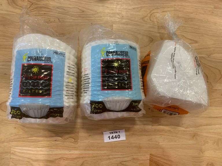 2X CONNAISSEUR 700 PACK COFFEE FILTERS - Yorkton Auction Centre