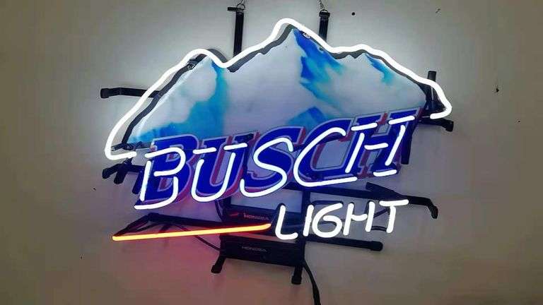 BUSCH LIGHT ADVERTISING NEON SIGN - YAC Auctions
