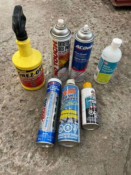 Assorted Lubricants / Aerosols - YAC Auctions