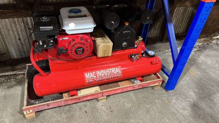Unused Mac Portable Air Compressor - Donated by 2s Auctioneers - YAC ...