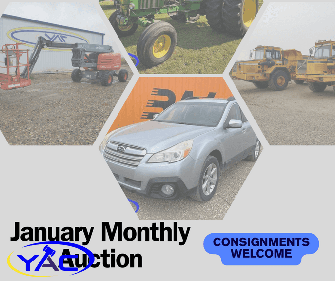 January Monthly Auction - YAC Auctions