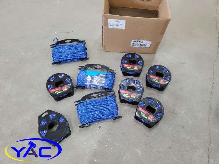 9 Rolls Braided Rope - YAC Auctions