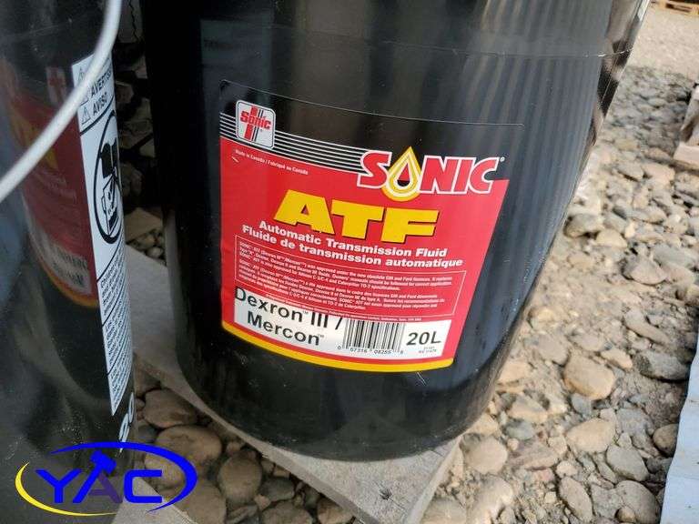 2 - 20L Pails Co-Op Sonic ATF Dexron III Mercon Automatic Transmission ...