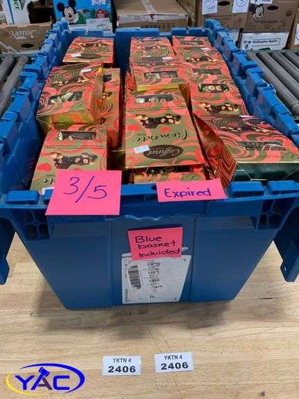 71PCS EXPIRED MIXED CAFFAREL CHOCOLATE & STORAGE BOX W/ LID - YAC Auctions