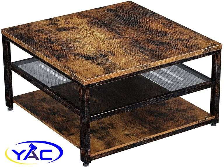 3 TIER SQUARE COFFEE TABLE - YAC Auctions