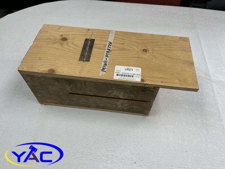 MINK / MARTEN CUBBY BOX - YAC Auctions