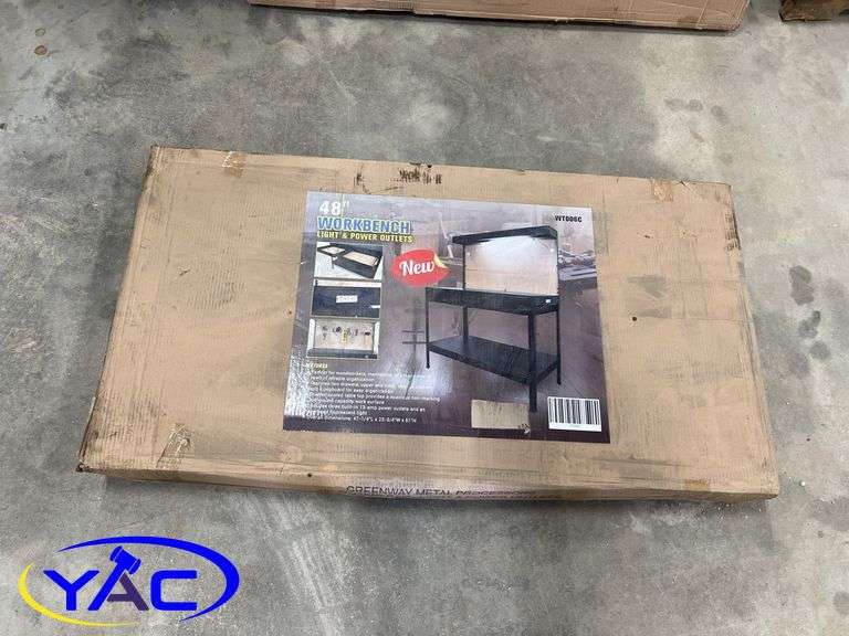 48” Workbench Light &Power Outlets - YAC Auctions