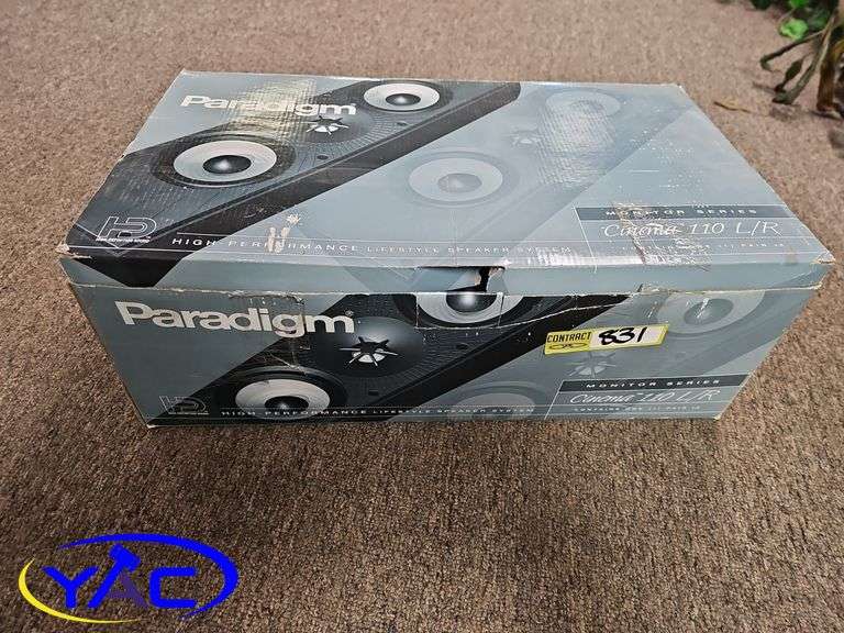 Paradigm Speakers - YAC Auctions