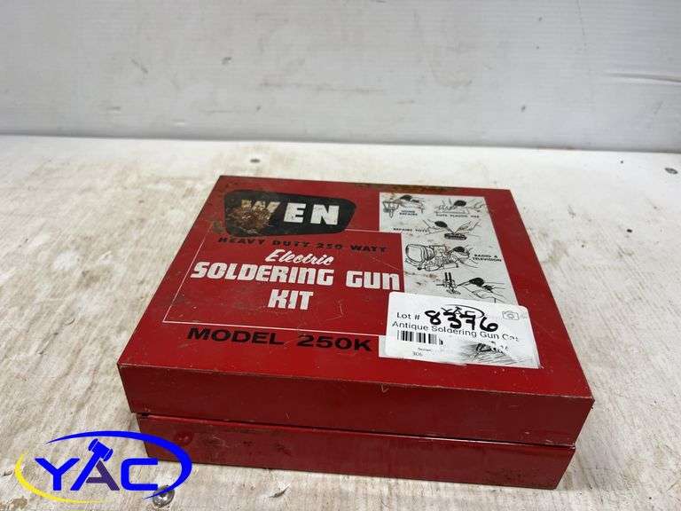 Antique Soldering Gun Case - YAC Auctions