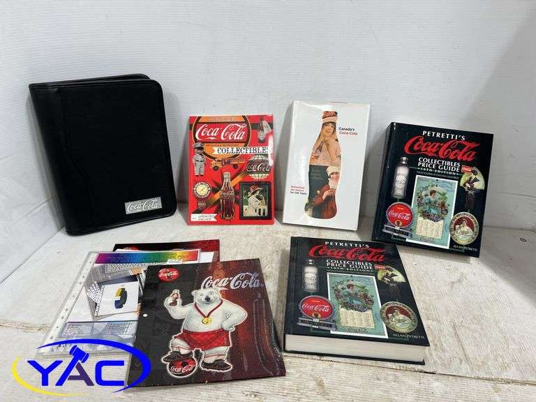 Coca Cola Binder & Books - YAC Auctions