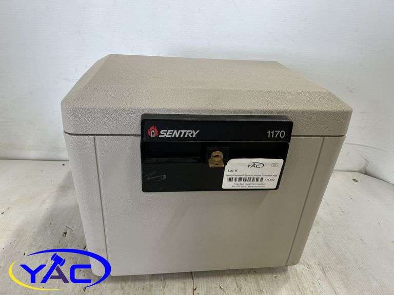 Sentry Fireproof Security Home Safe With Key - YAC Auctions