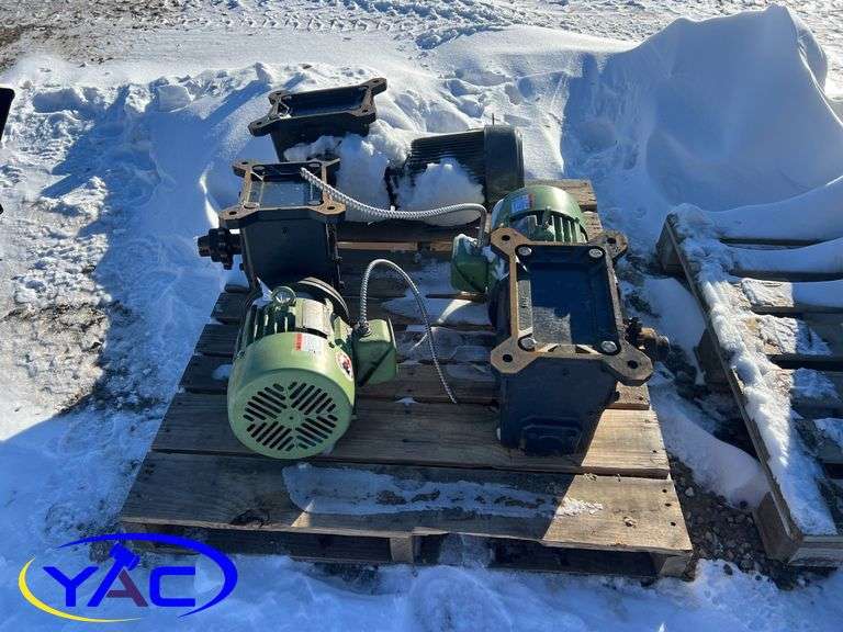 3 - Electrical Motors W/ Gear Boxes - YAC Auctions