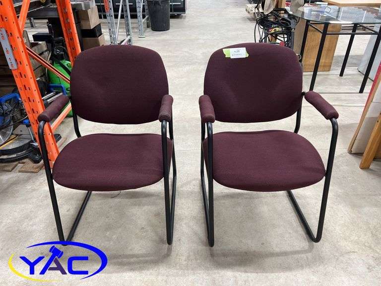 2 - Red Chairs - YAC Auctions