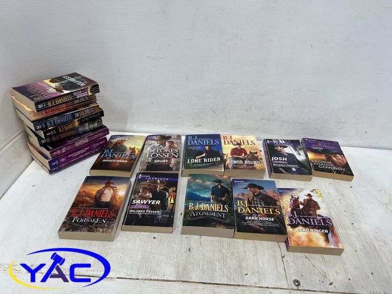 Box Of BJ Daniel Books - YAC Auctions