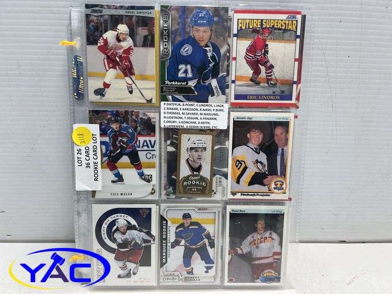 36-Rookie Cards - YAC Auctions