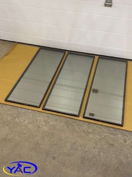 3 - Garage Door Windows - 37 1/8" x 13 1/8" - YAC Auctions