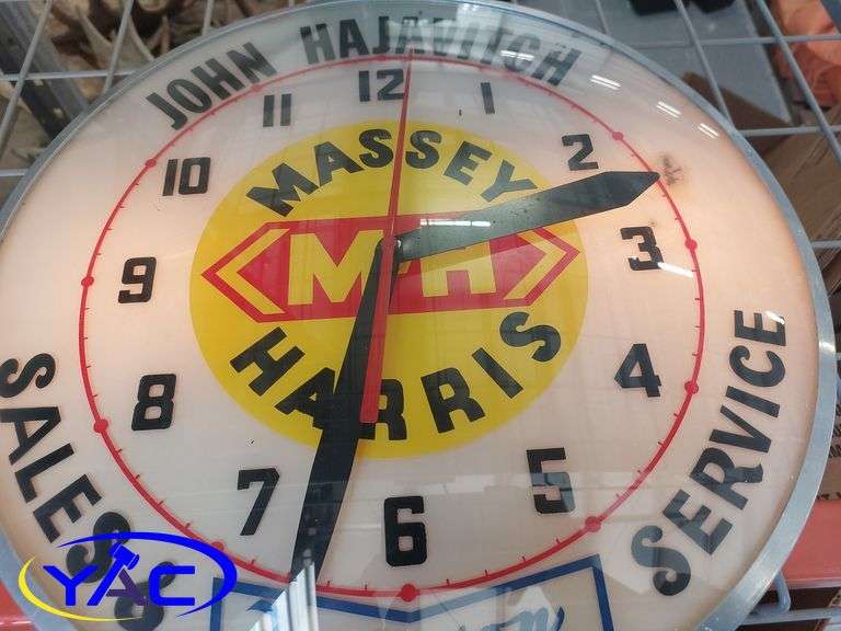 Massey Harris Ferguson Clock - See description - YAC Auctions