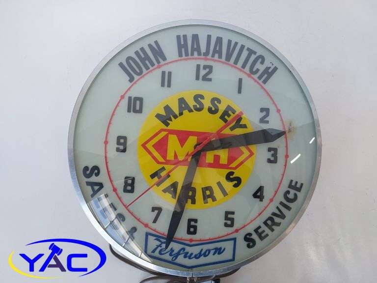 Massey Harris Ferguson Clock - See description - YAC Auctions