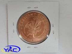 Lot Of 6 1Oz Copper Rounds - YAC Auctions