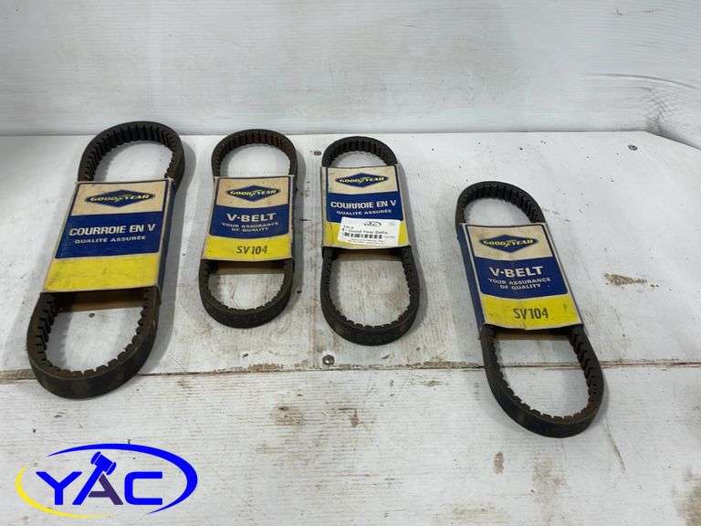 4 - Good Year Belts - YAC Auctions