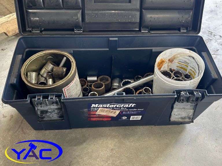 Mastercraft Tool Box W/ Sockets - YAC Auctions