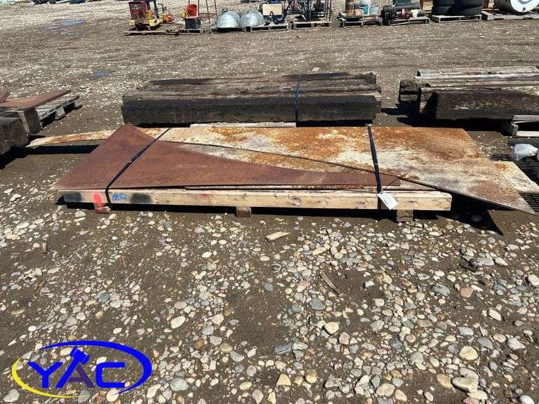 Quantity Of 3/8" & 10 GA Steel Plate Drop Offs - YAC Auctions