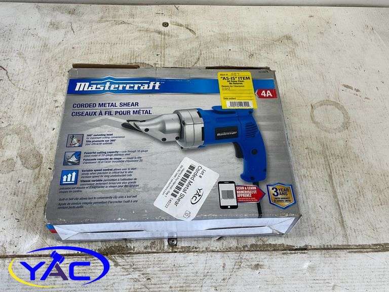 Corded Metal Shear - YAC Auctions