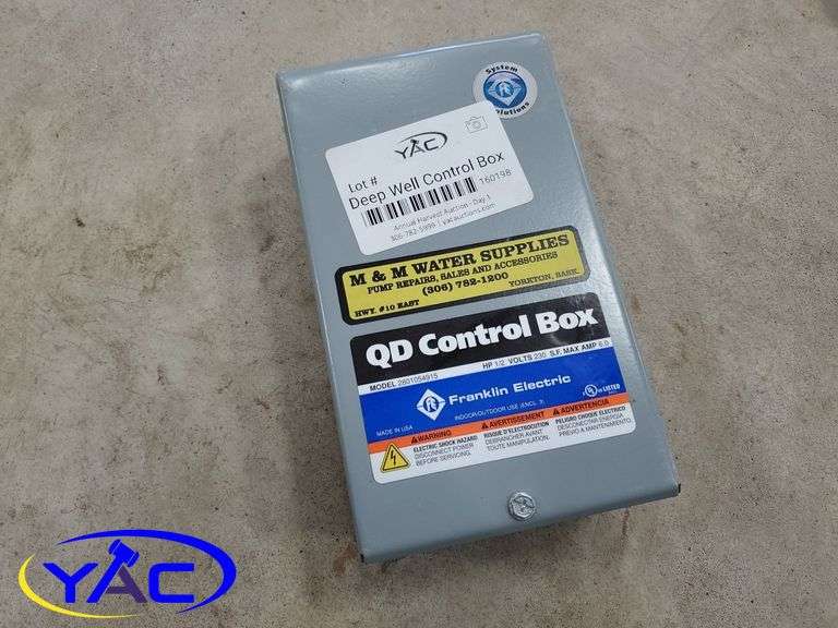 Deep Well Control Box - YAC Auctions