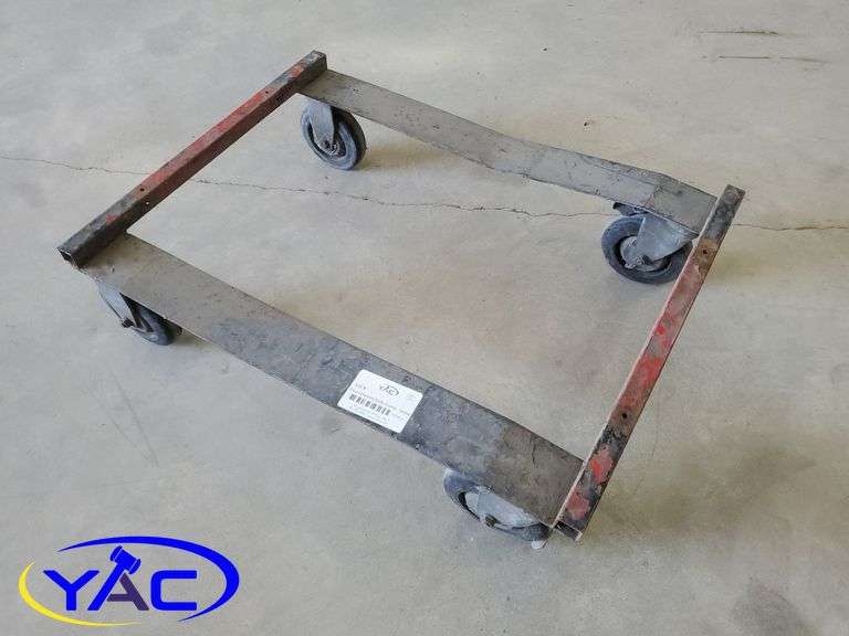 Four Wheeled Dolly Frame - Metal - YAC Auctions