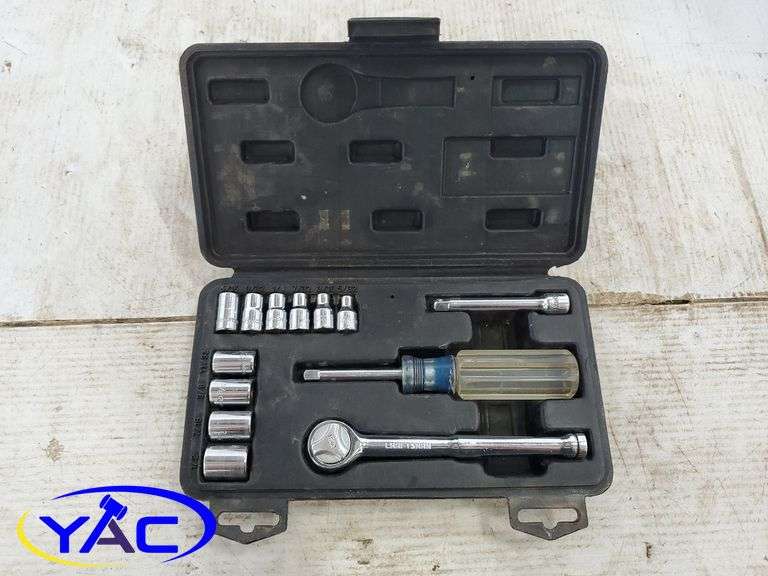 13pc Craftsman SAE Socket Set - YAC Auctions