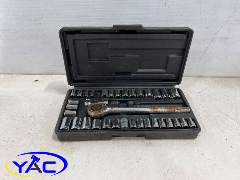 Socket Set- Black Case - YAC Auctions