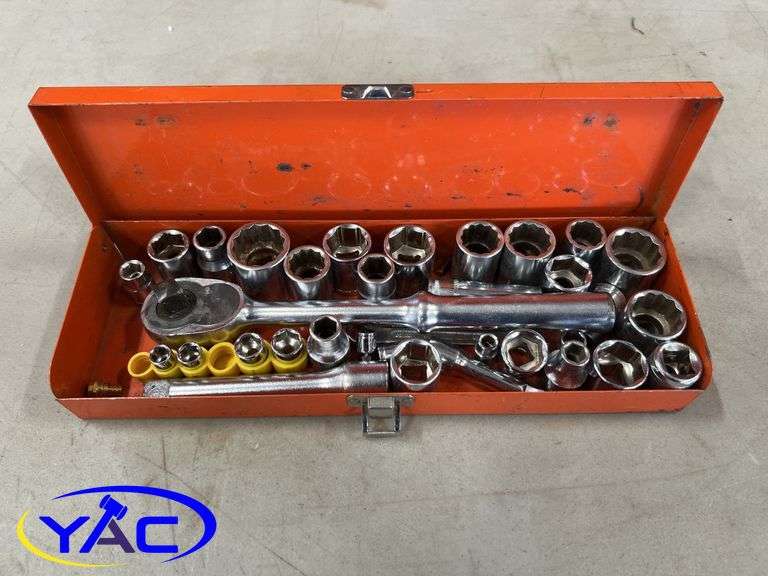 Grey Socket Set (Orange) - YAC Auctions