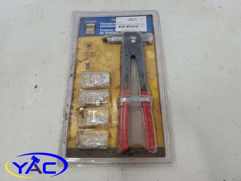 Threaded Insert Tool & Inserts - YAC Auctions