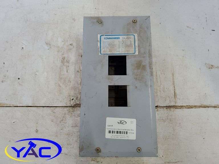 Commander 6 Electrical Breaker Box - YAC Auctions